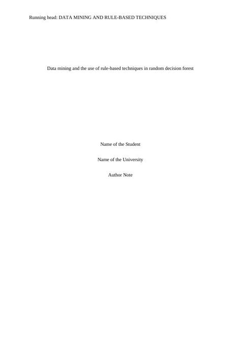 data mining and rule based techniques in random decision forest