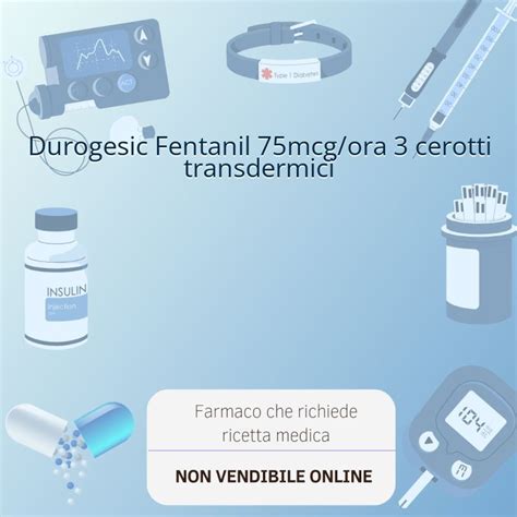 Durogesic 3 Cerotti Transdermici 75mcgora Farmaco Con Ricetta