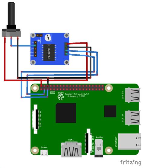 How To Interface Pcf Adc Dac Analog Digital Converter Module With Raspberry Pi Artofit