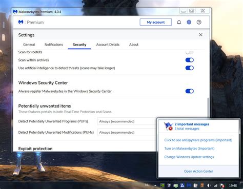 Malwarebytes 4 Not Registering With Windows Security Center Malwarebytes For Windows Support