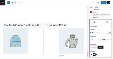 How To Add A Vertical Line Separator In WordPress