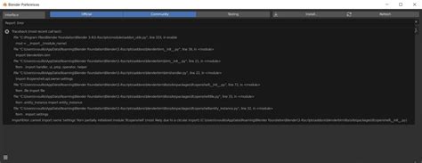 BlenderBIM Bug With Unstable Installation Of Blenderbim Py Win OSArch