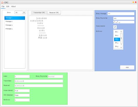Github Karakasiscrc Error Detection A Simulation Tool Implementing