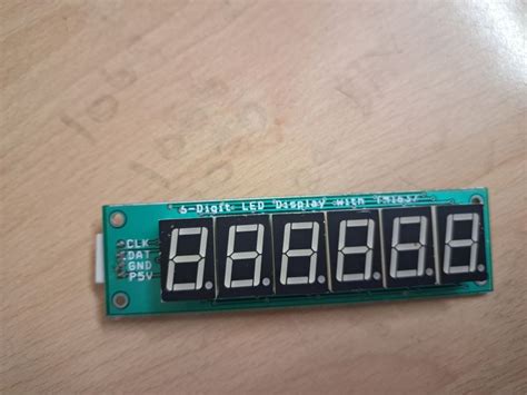 6 Digit 7 Segment Display Module For Instrumantation Electronic At Rs