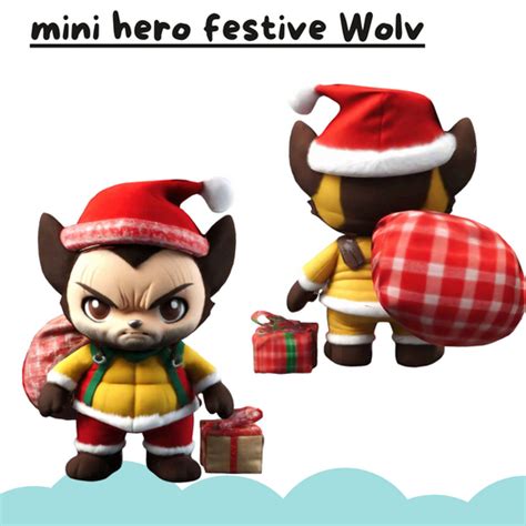 Second Life Marketplace Al Mini Hero Festive Wolv