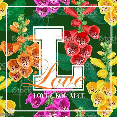 안녕하세요 피 타이거 릴리 꽃 꽃 디자인 여름 포스터 배너 T 셔츠 인사말 카드 벡터 일러스트 레이 션에 대 한 열 대 식물