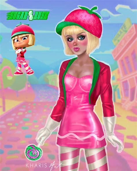 Taffyta From Wreck It Ralph By Kharis Art On Deviantart