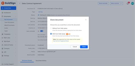 Save Time And Ensure Accuracy With Boldsign Document Cloning