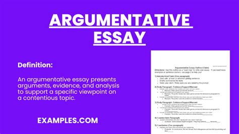 Definition Argument Essay Examples For Clearer Writing