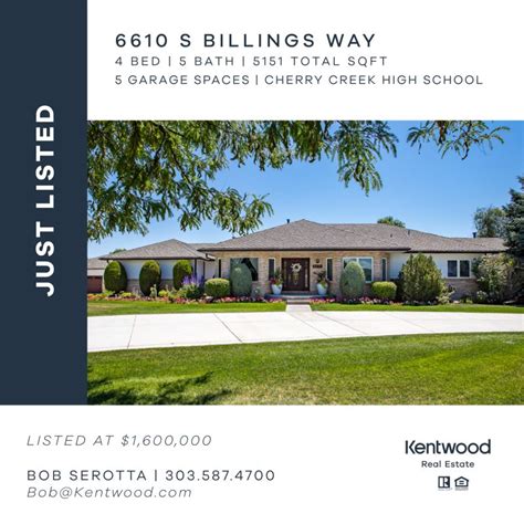 Bob Serotta On Linkedin Kentwoodre Justlisted Denverrealestate Homeforsale Colorado
