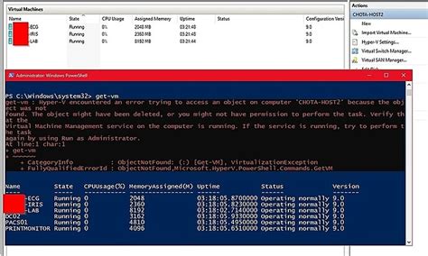some vms not visible in hyper v manager virtualization spiceworks
