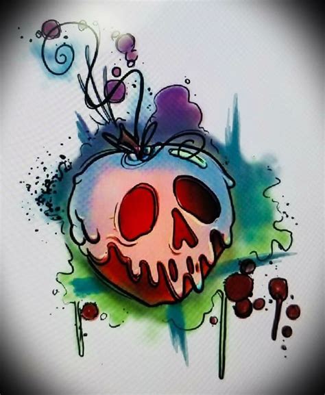Snow White Poison Apple Sketch Snow White Poison Apple Sketch