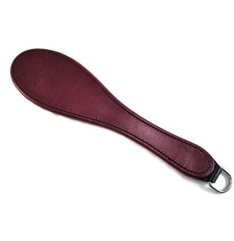 Leather Spanking Paddle Bdsm Paddle Otk Paddle Over The Knee Etsy