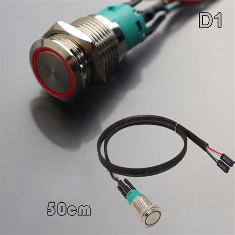 Pc Host Start Power Sw Button Switch Computer Reset Sw Button Switch