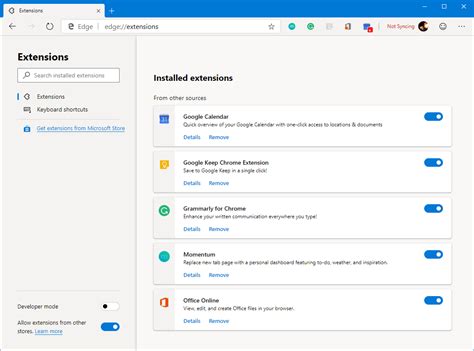 How to install Chrome Extensions on Microsoft Edge from Chrome Web Store