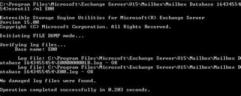Resolve Exchange Dirty Shutdown Error Security Investigation