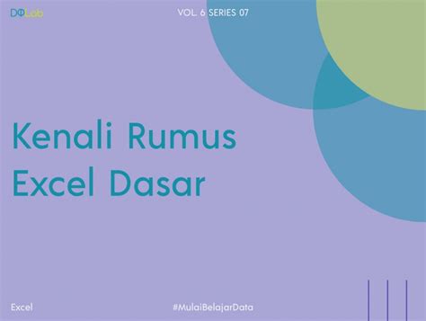 Rumus Excel Dasar Yang Wajib Dikuasai Profesi Admin