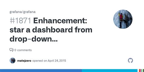 Enhancement Star A Dashboard From Drop Down Menudashboard List