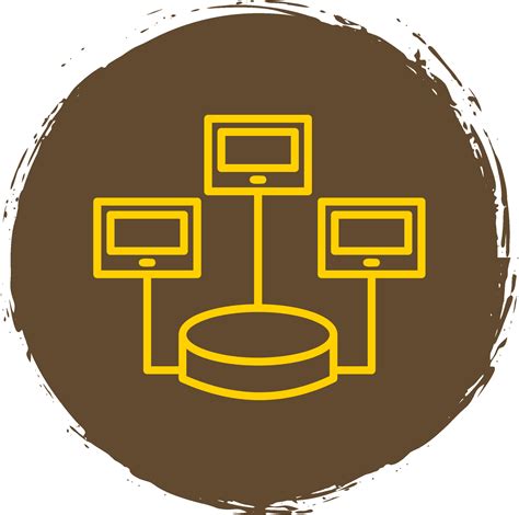 Distributed Database Line Circle Sticker Icon 43968087 Vector Art At Vecteezy