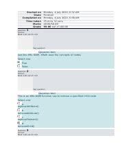 UGRD IT XML Based Web Applications Midterm Lab Exam Docx Started On State Completed On