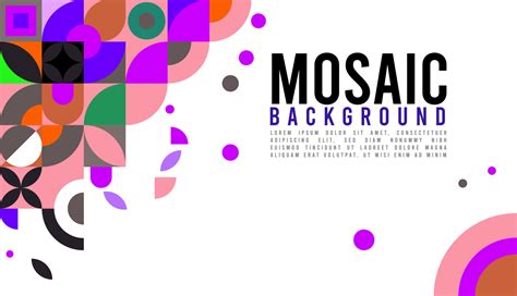 Mosaic Background Pattern Temlate Background Free Vector 21119666 Vector Art At Vecteezy