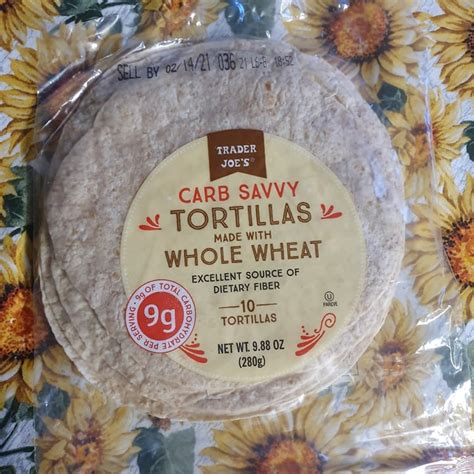 Trader Joes Carb Savvy Whole Wheat Tortillas Review Abillion