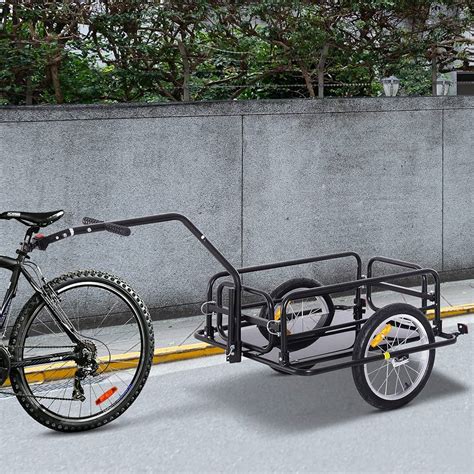 Aosom Foldable Bike Cargo Trailer Bicycle Cart Wagon With 45 Off