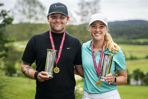 Norgesmesterskap I Golf Dorthea Forbrigd Og Kevin André Wright Kongepokalvinnere Norges