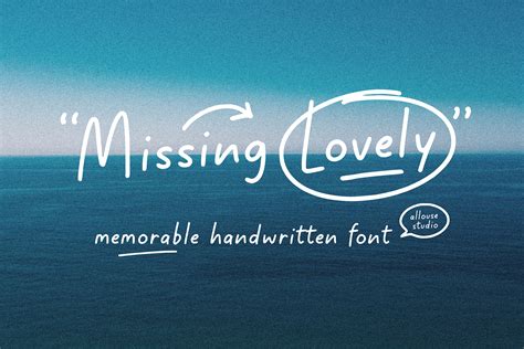 Missing Lovely Free Font Hey Fonts