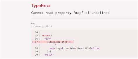 React Cannot Read Property Map Of Undefined Code Thoughts