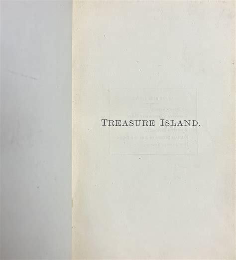Treasure Island The First Edition Rare Books