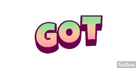 Got Word Animated  Logo Designs