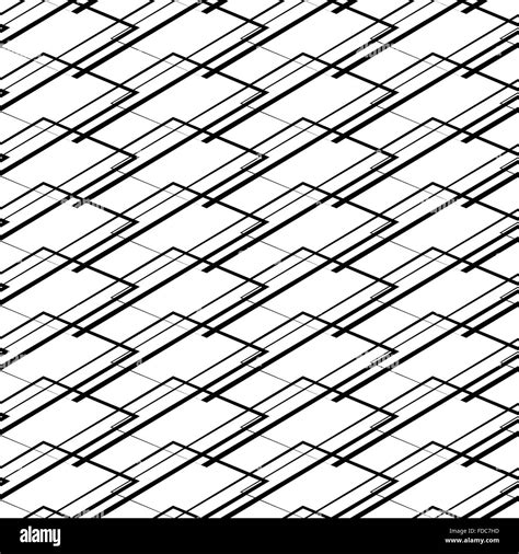 Geometric Repeatable Pattern Abstract Monochrome Background Vector