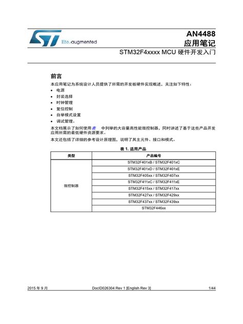 附件1：stm32f4控制器硬件开发入门 Pdf