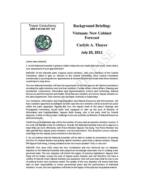 Pdf Thayer Vietnams New Government An Evaluation Dokumentips