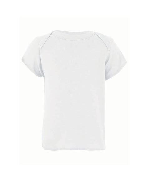 Rabbit Skins 3400 Infant Lap Shoulder T Shirt White Needen Usa