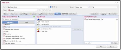 Refer To The Exhibit When Creating An Access Rule For Url Filtering A