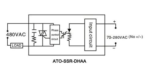 Single Phase AC AC SSR Solid State Relay