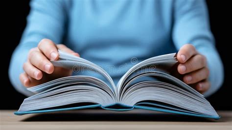 Hands Holding A Levitating Book Stock Illustration Illustration Of