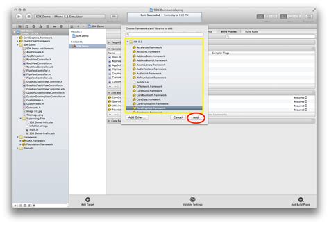 Learn Objective C Building An App Adding Frameworks To An Xcode Project
