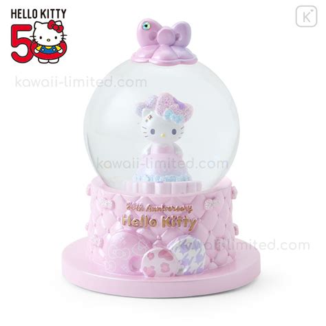 Japan Sanrio Original Shining Snow Globe M Hello Kitty Hello