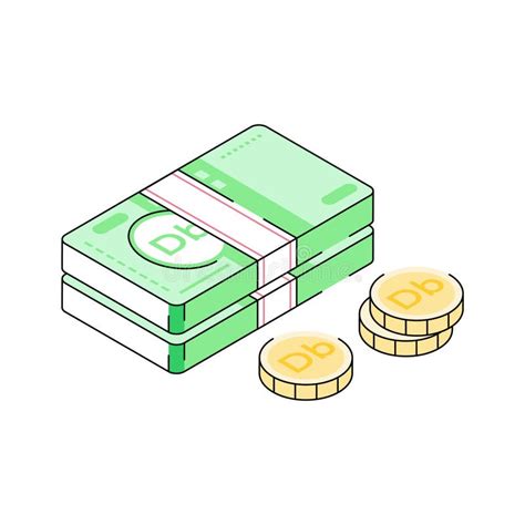 Sao Currency Icon Creatively Designed In Isometric Style Stock Vector Illustration Of Business