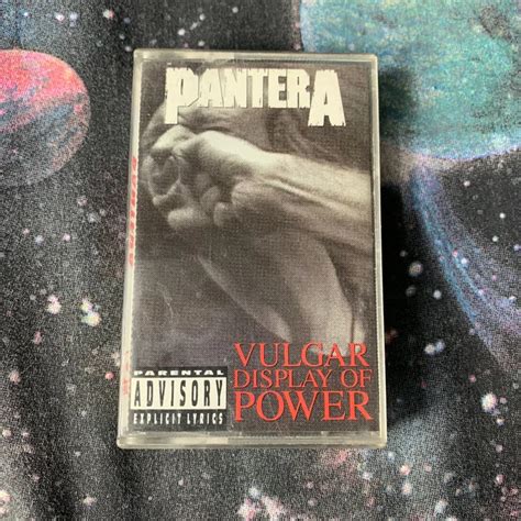 Pantera Vulgar Display Of Power 1992 Cassette Australia Warner Music