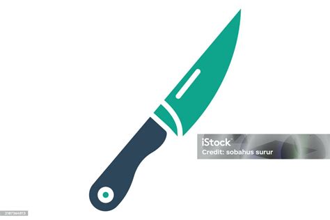 칼 아이콘입니다 단색 아이콘 스타일입니다 주방 가전제품과 관련된 아이콘입니다 식사 요소 벡터 일러스트 레이 션 고체에 대한 스톡 벡터 아트 및 기타 이미지 Istock