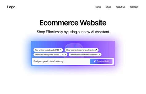 Ai Assistant Banner Widget Design For E Commerce Freelancer