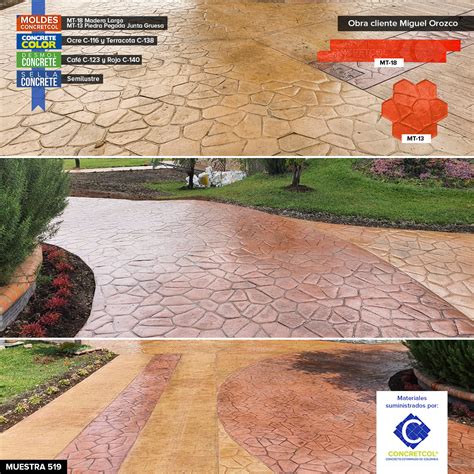 Obras Concreto Estampado Concreto Estampado Colombia Fabricantes De