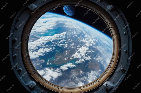 Earth From Space Station Window