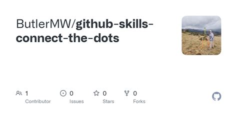 GitHub ButlerMW Github Skills Connect The Dots