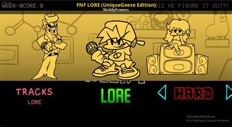 FNF LORE (UniqueGeese Edition) [Friday Night Funkin'] [Mods]