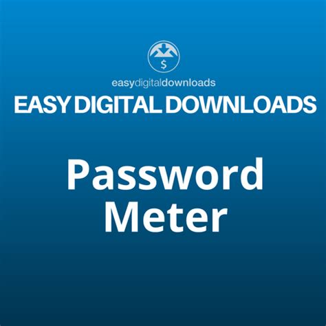 Easy Digital Downloads Password Meter 121 Total Gpl